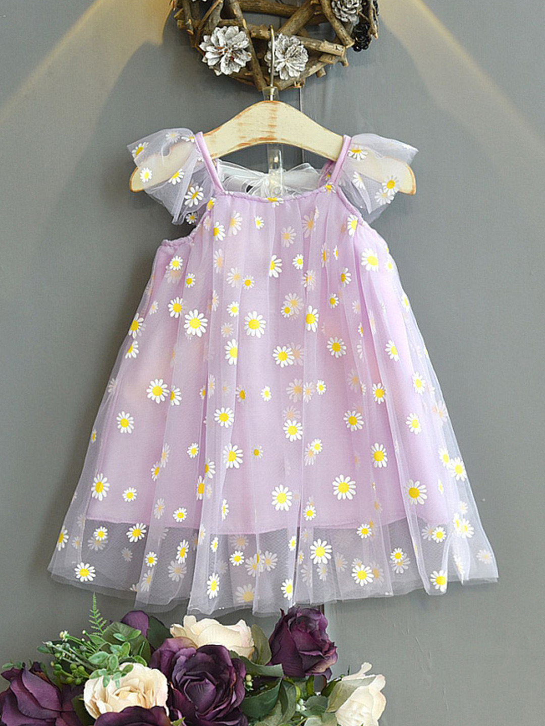 Buy YK Girls Floral Printed Dress - Dresses for Girls 33614658 | Myntra