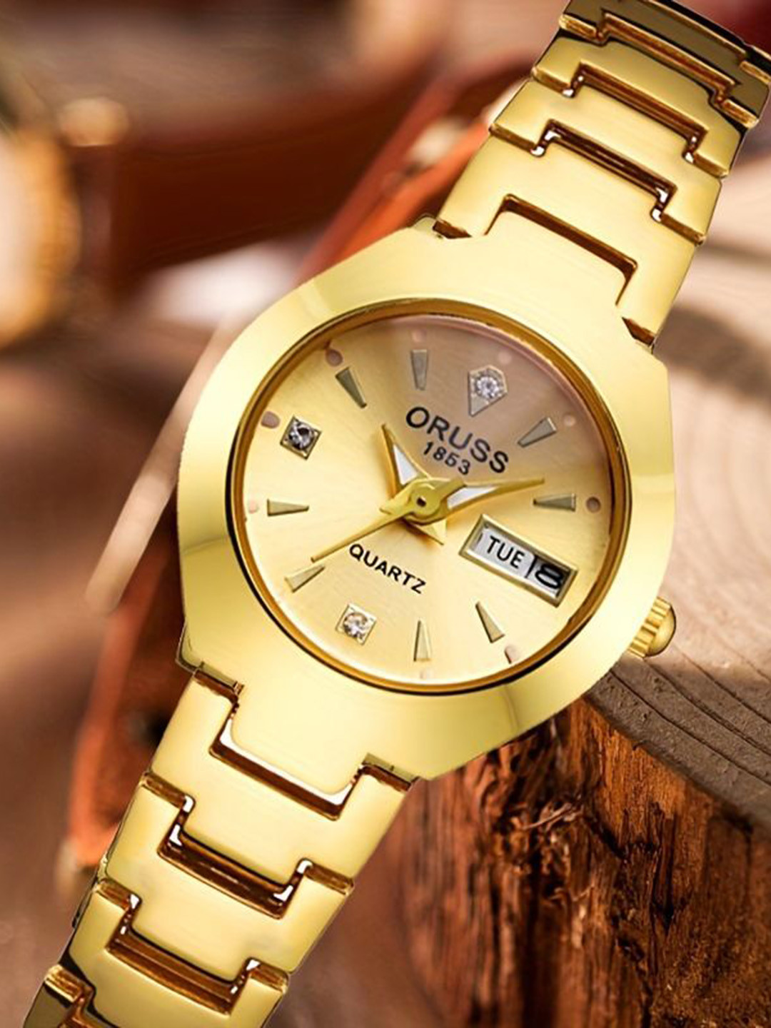 Buy ORUSS Women Dial & Stainless Steel Straps Analogue Watch ...