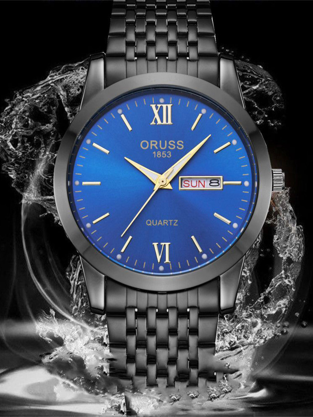 Buy ORUSS Men Dial & Stainless Steel Straps Analogue Watch - Watches ...