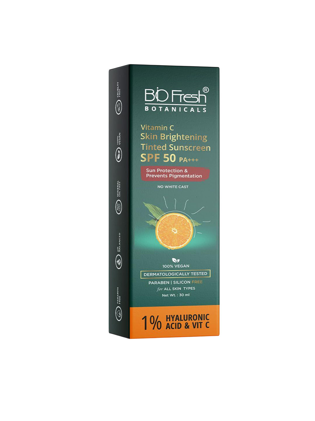 Buy BIOFRESH Vitamin C Skin Brightening Tinted Sunscreen SPF 50 30 Ml ...