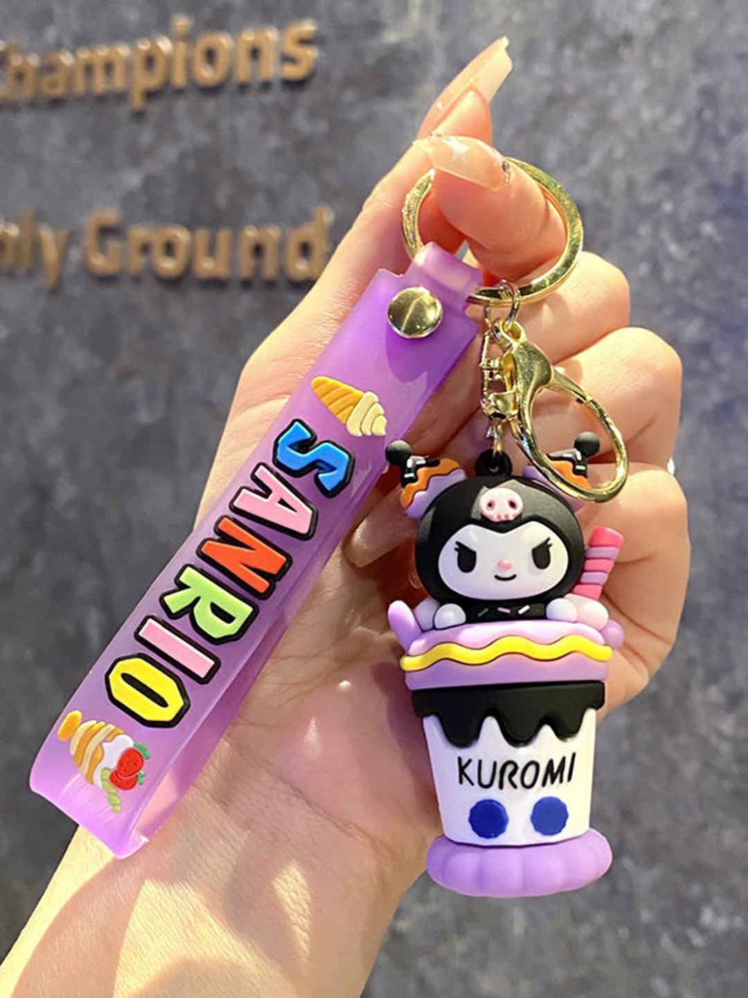 Buy Flenzy Charming Sanrio Kuromi Key Chain - Key Chain for Unisex ...
