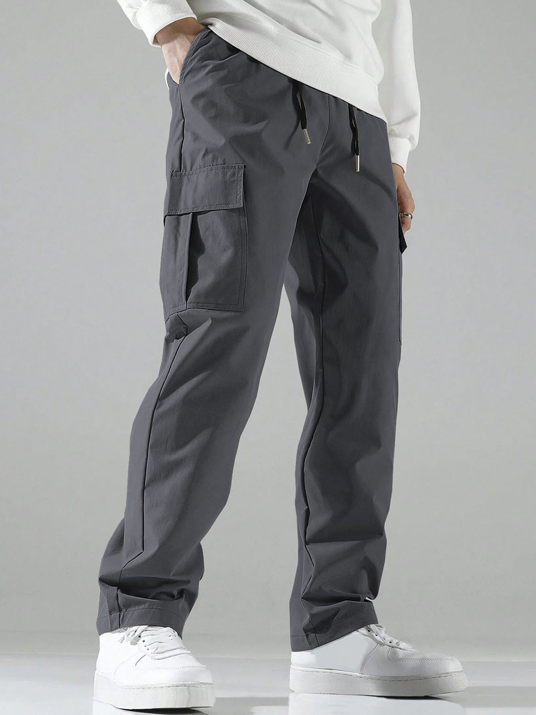 Buy VOOTER Men Relaxed Fit Cargos Trousers - Trousers for Men 33652021 ...