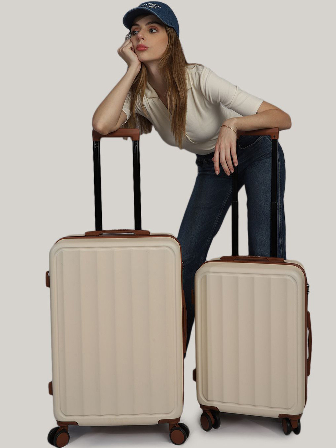 Buy Mini West London Set Of 2 Ava Hard Sided Trolley Bags - Trolley Bag ...