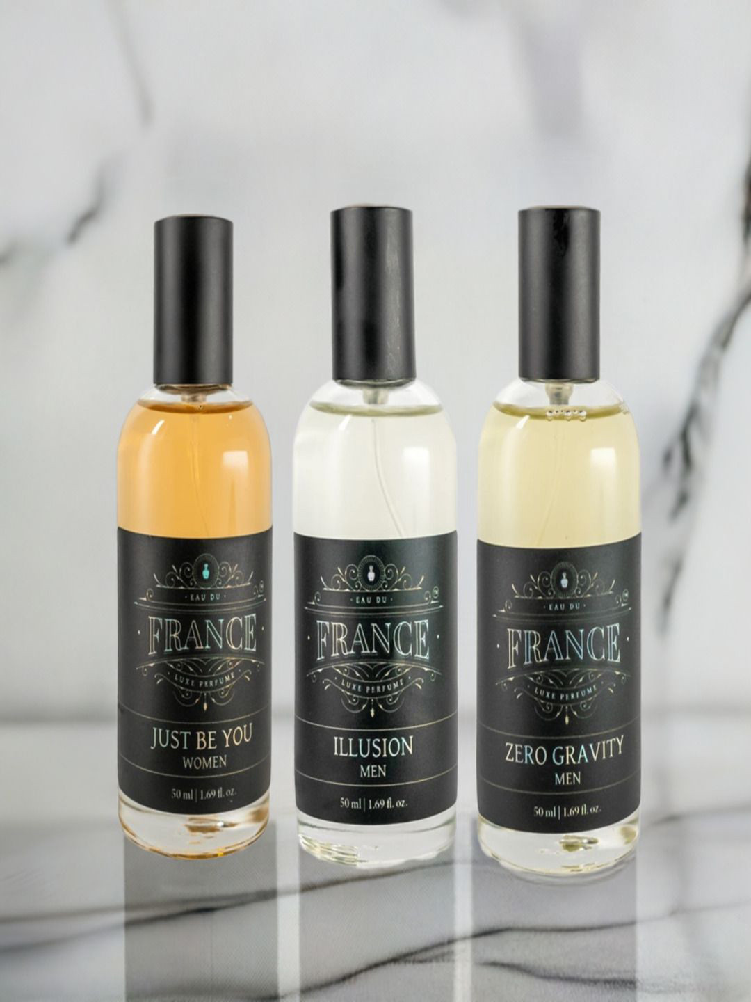 Buy Eau DuFrance Set Of 3 Just Be You, Illusion & Zero Gravity Eau De ...