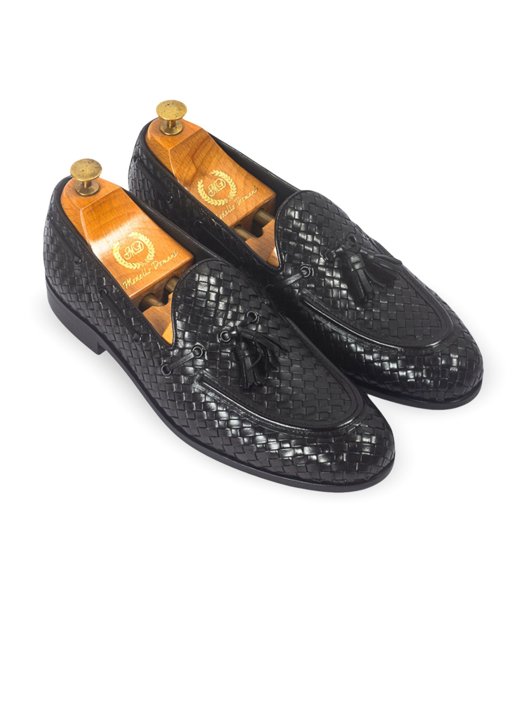 Buy MODELLO DOMANI Men Textured Leather Sneakers - Casual Shoes for Men ...