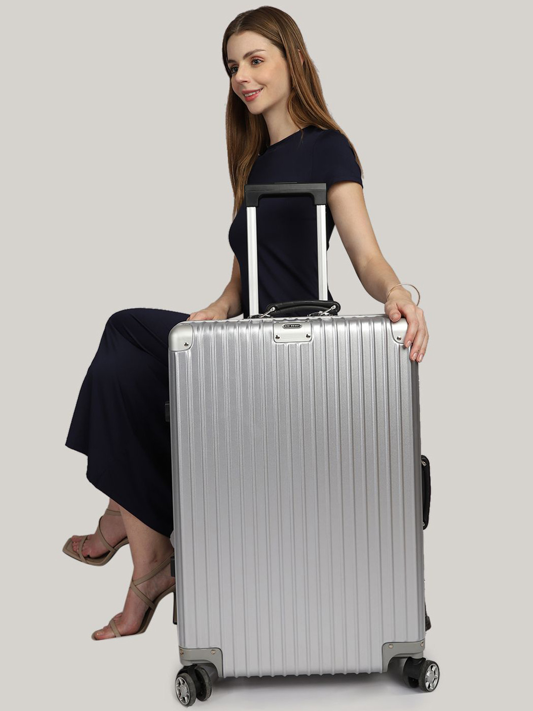 Buy Mini West London Soho Textured Hard Sided Medium Trolley Bag ...