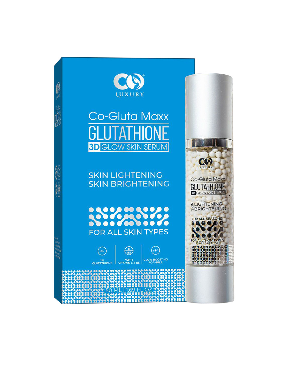 Buy CO LUXURY Gluta Maxx Glutathione 3D Glow Skin Serum With Vitamin E ...