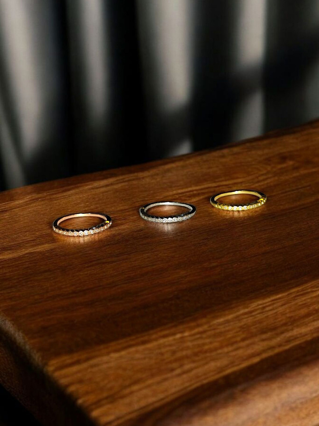 Buy SilverAura 925 3 Pair Cubic Zirconia Studded Ring - Ring for Women 33708702 | Myntra