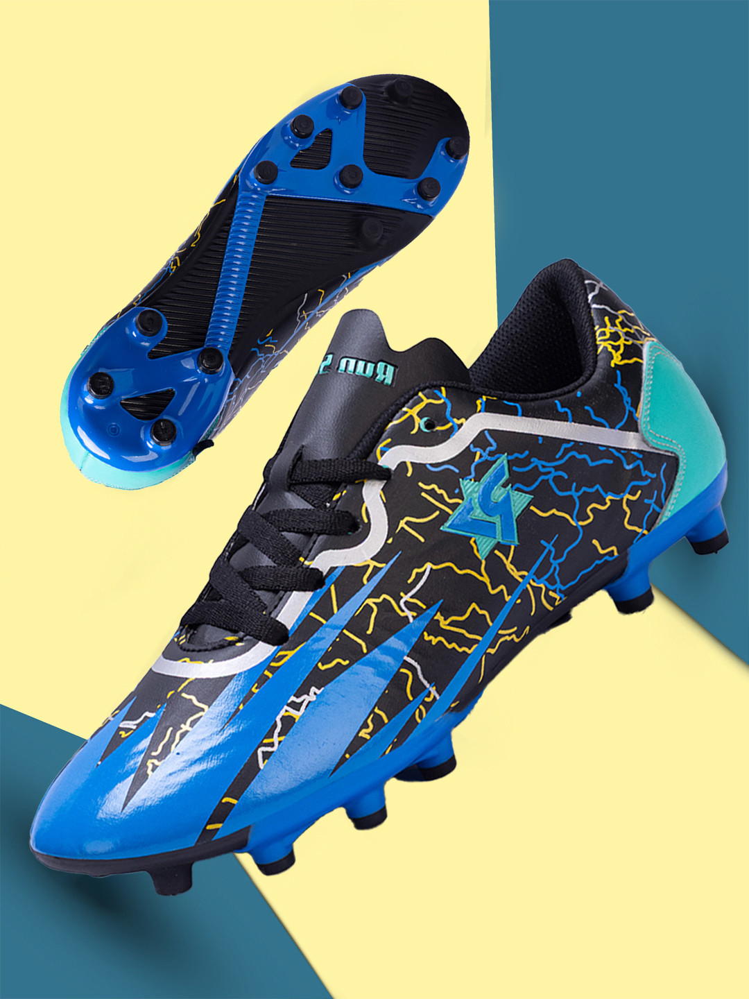 Buy RUN SEVEN Men Long Distance Lace Ups Football Shoes - Sports Shoes ...