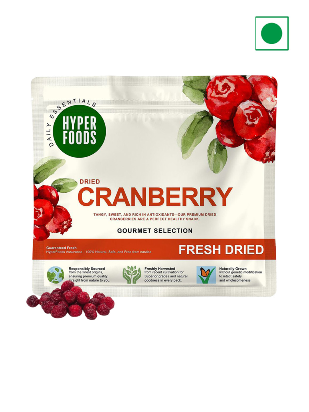 Buy RawFruit Dried Crane Berry Pouch 200g - Nuts Seeds And Dried Fruits ...