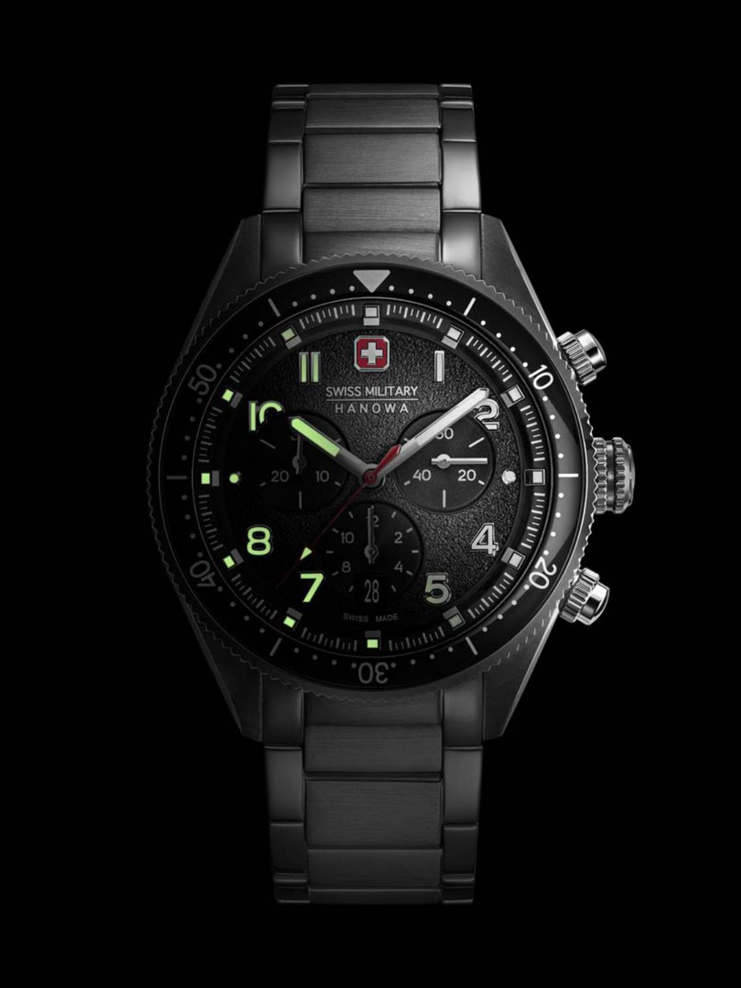 Buy SWISS MILITARY HANOWA Men Bracelet Style Straps Analogue ...