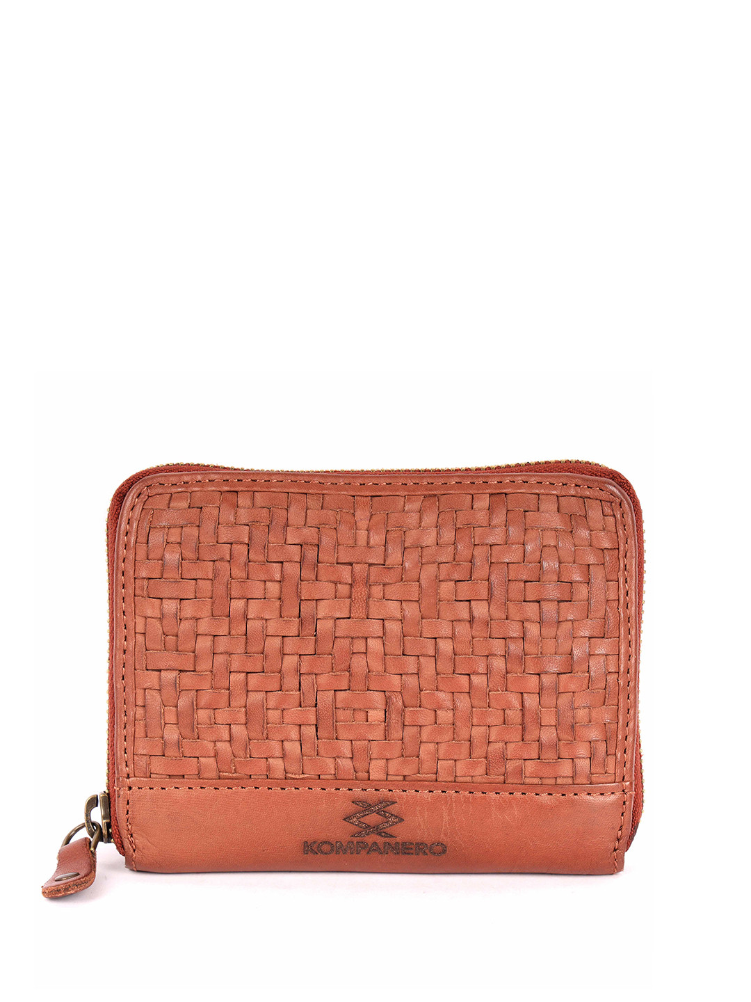 Buy KOMPANERO Women Geometric Leather Zip Around Wallet - Wallets for ...