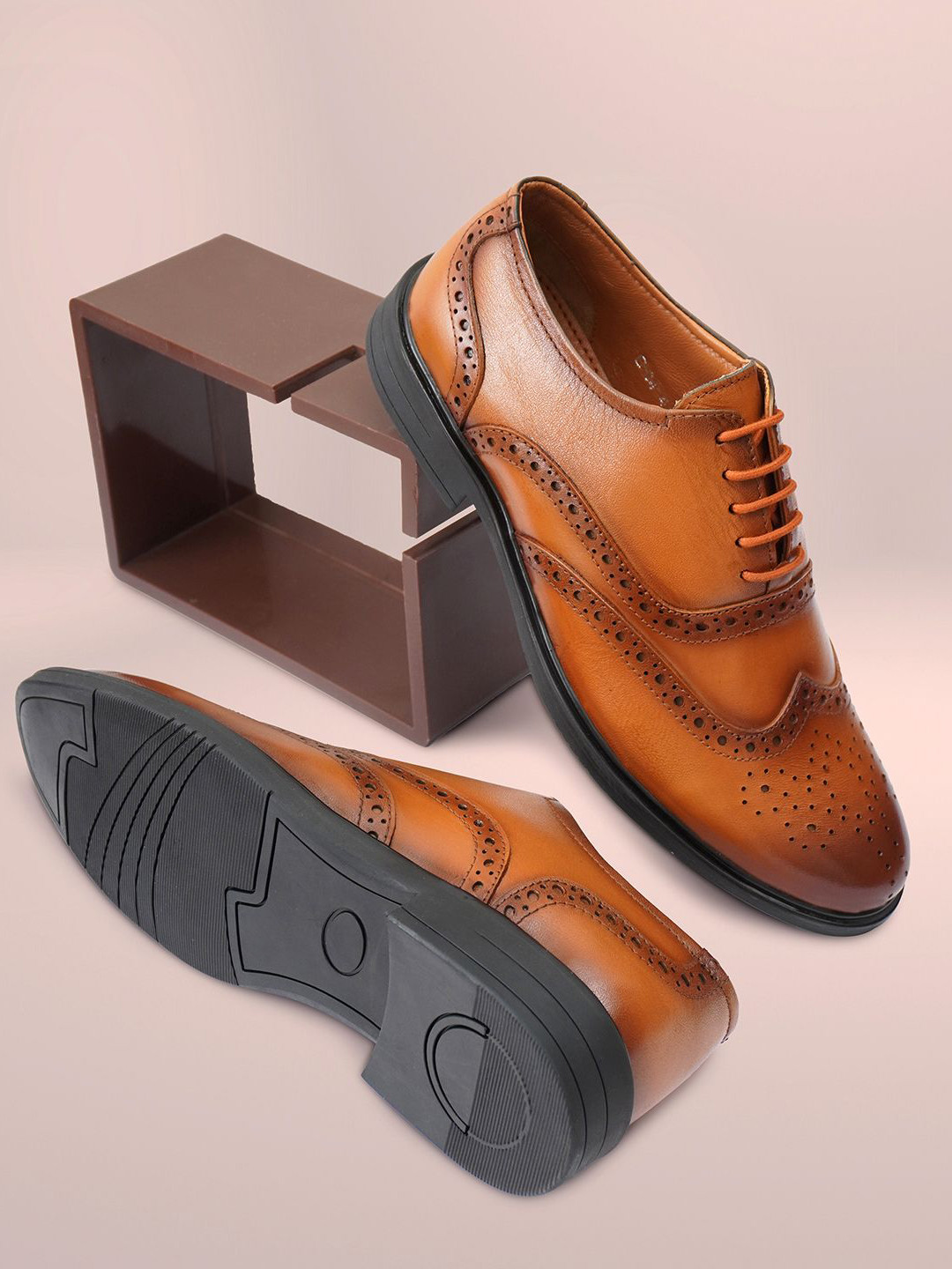 Buy NICO NERINI Men Leather Formal Brogues - Formal Shoes for Men ...