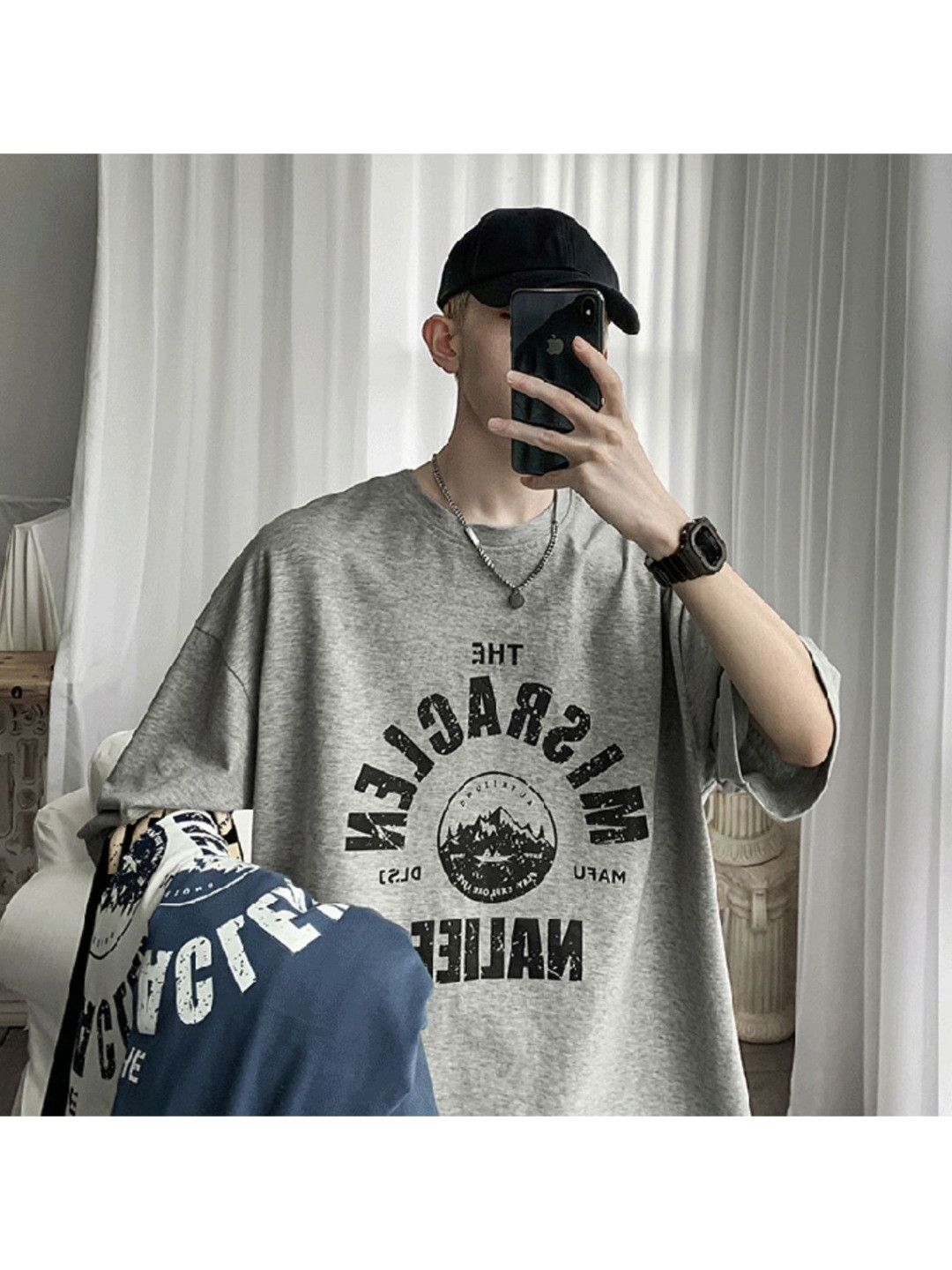 Buy StyleCast X Revolte Men Typography Printed Round Neck Oversized T ...