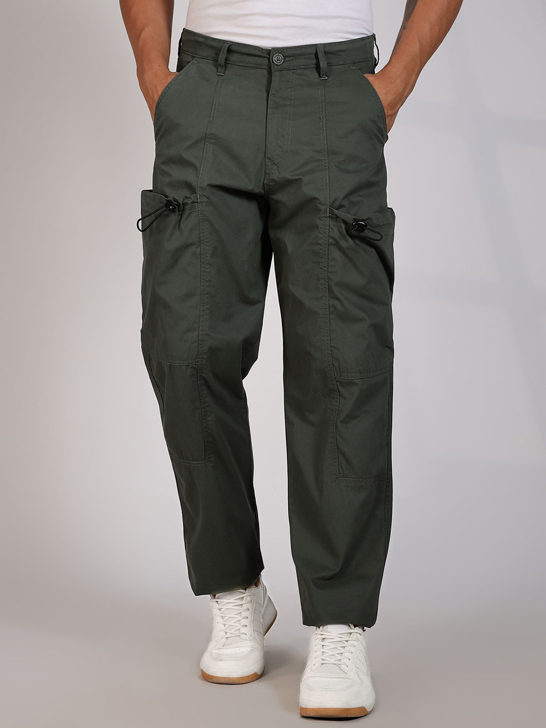 Buy Thomas Scott Men Smart Cargos Trousers - Trousers for Men 33735684 ...