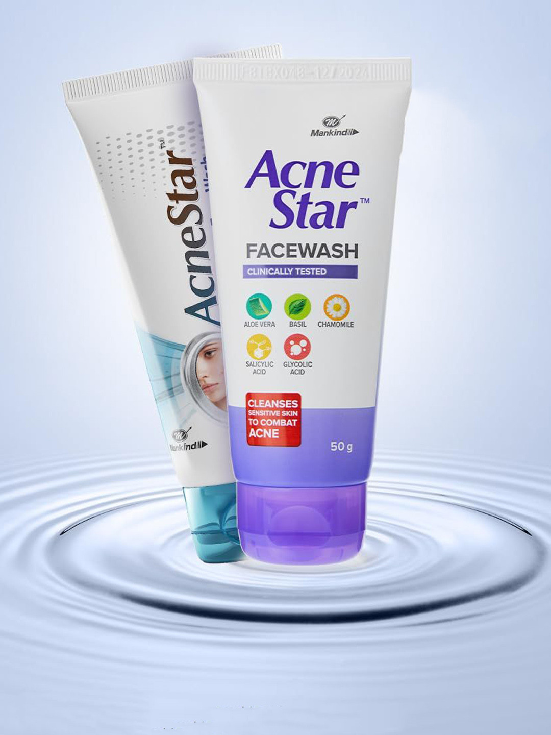 Buy AcneStar Set Of 4 Anti Acne Face Wash With Aloe Vera & Basil 50 G ...