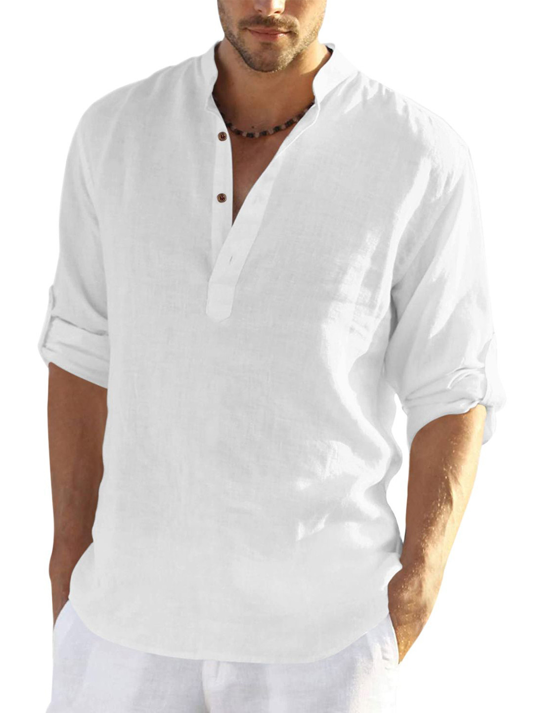 Buy Zombom Men Mandarin Collar Kurta - Kurtas for Men 33746094 | Myntra