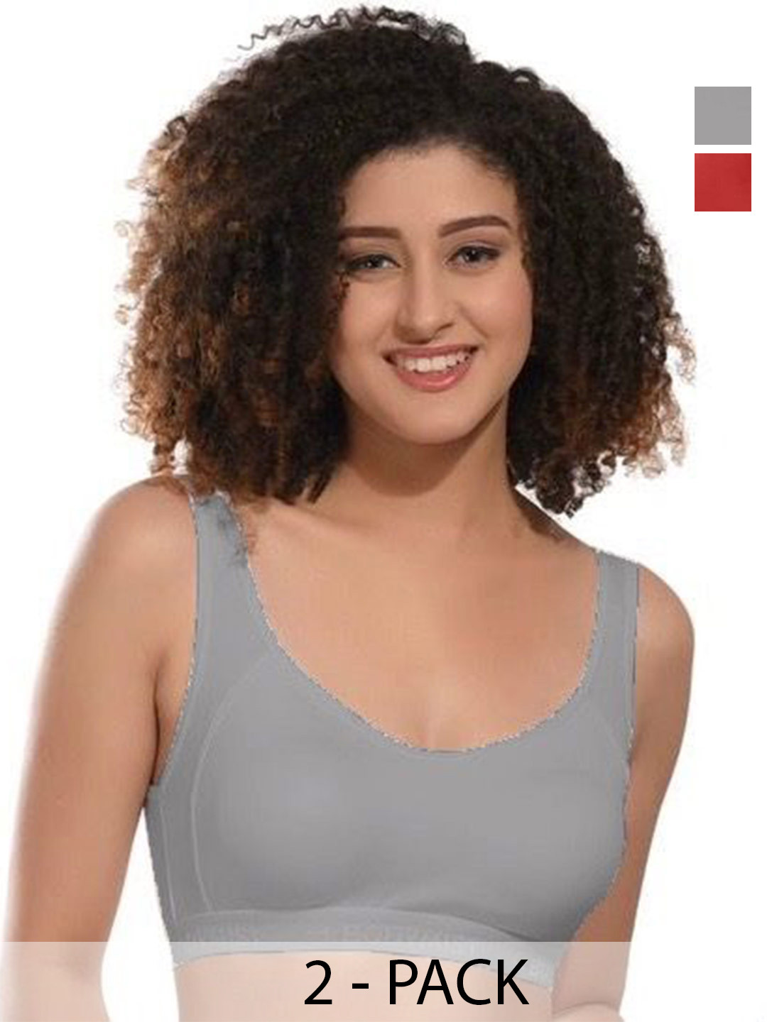 Buy BODYMIST Women Pack Of 2 Full Coverage Lightly Padded Seamless ...