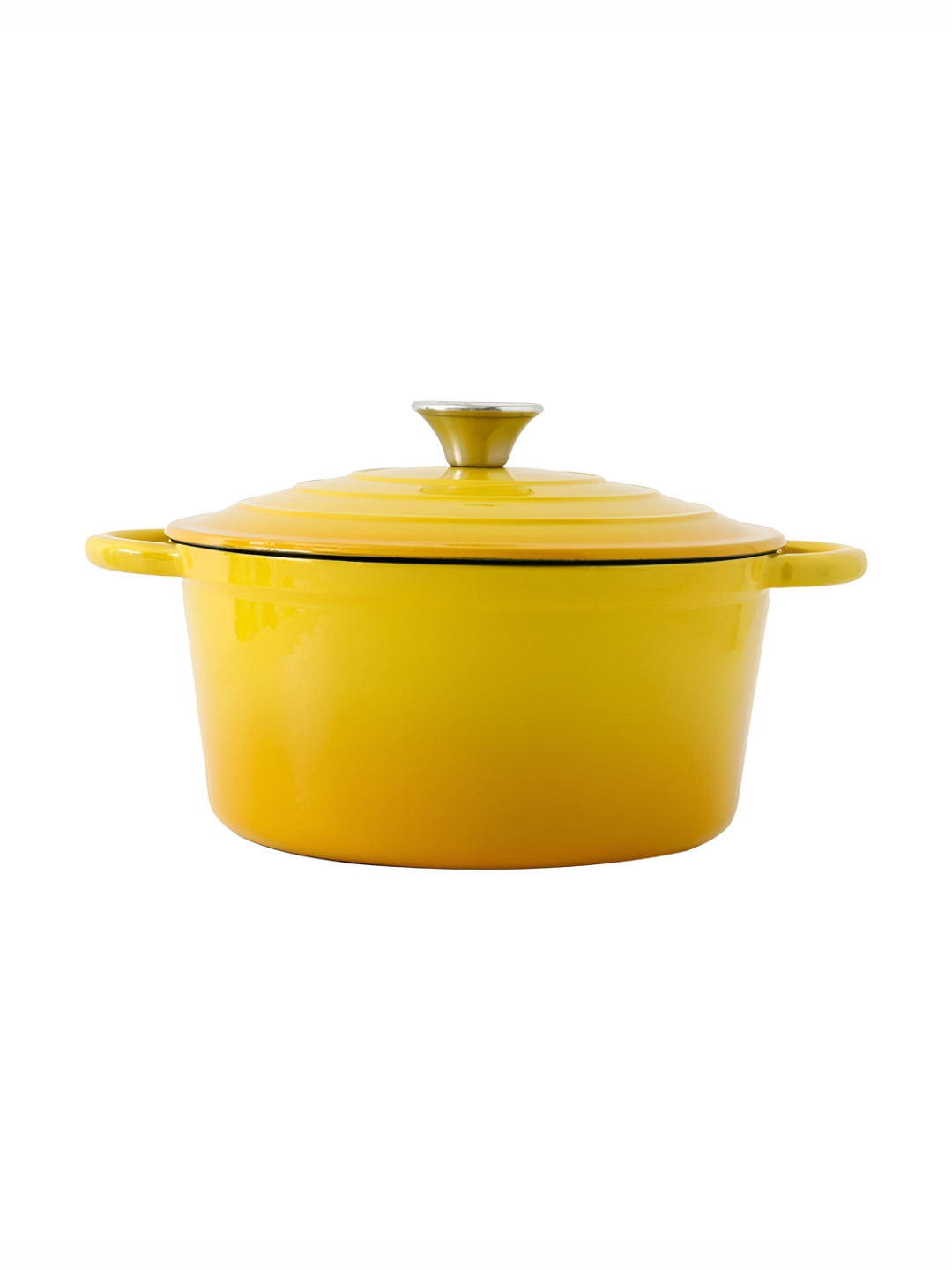 Buy The Better Home Rustic Cast Iron Dutch Oven 3.5L Yellow - Cooking ...