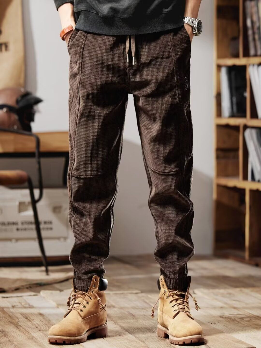 Buy StyleCast Men Textured Joggers Trousers - Trousers for Men 32427089 ...