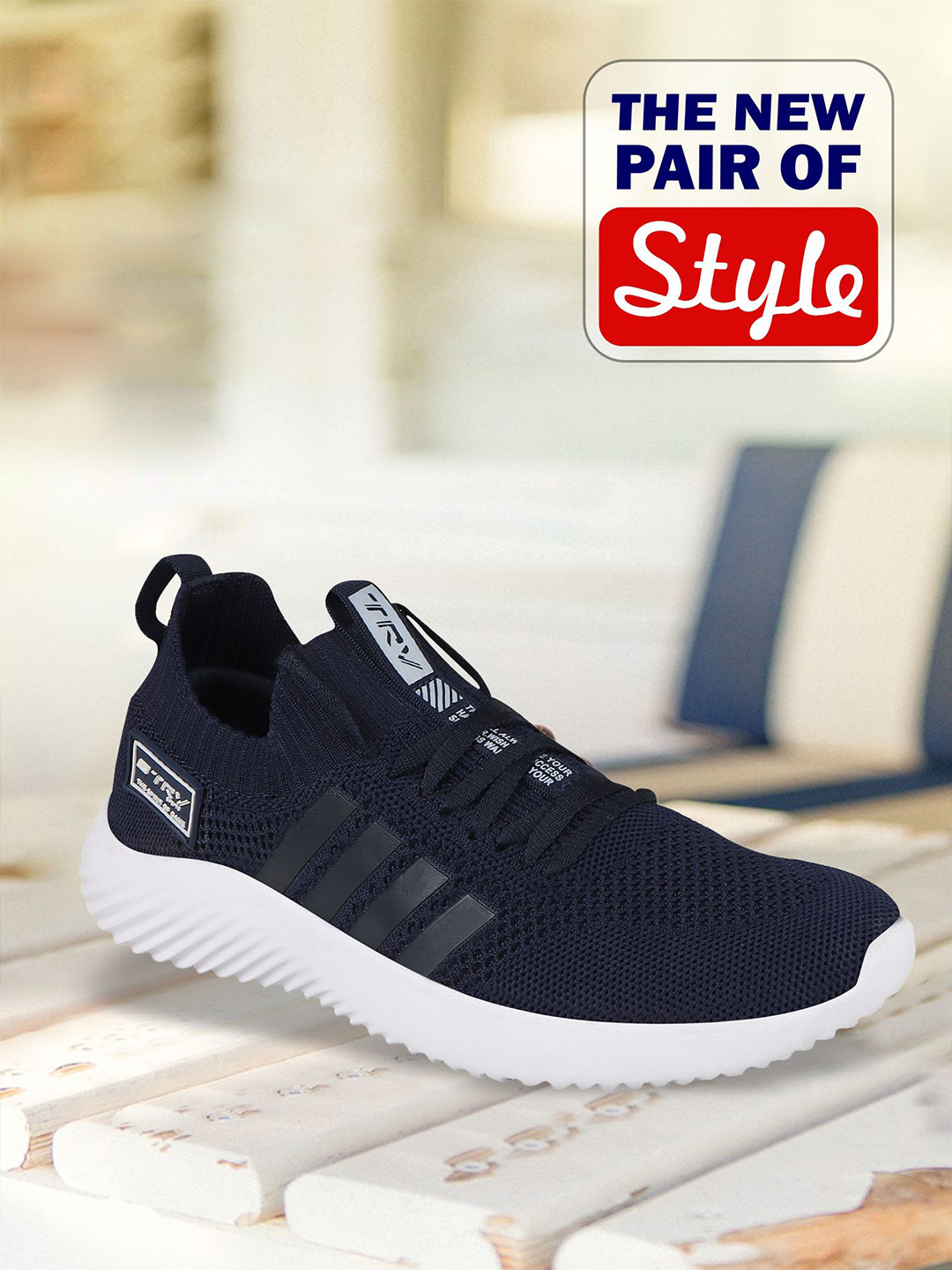 Buy TRV Men Mesh Running Non Marking Shoes - Sports Shoes for Men ...