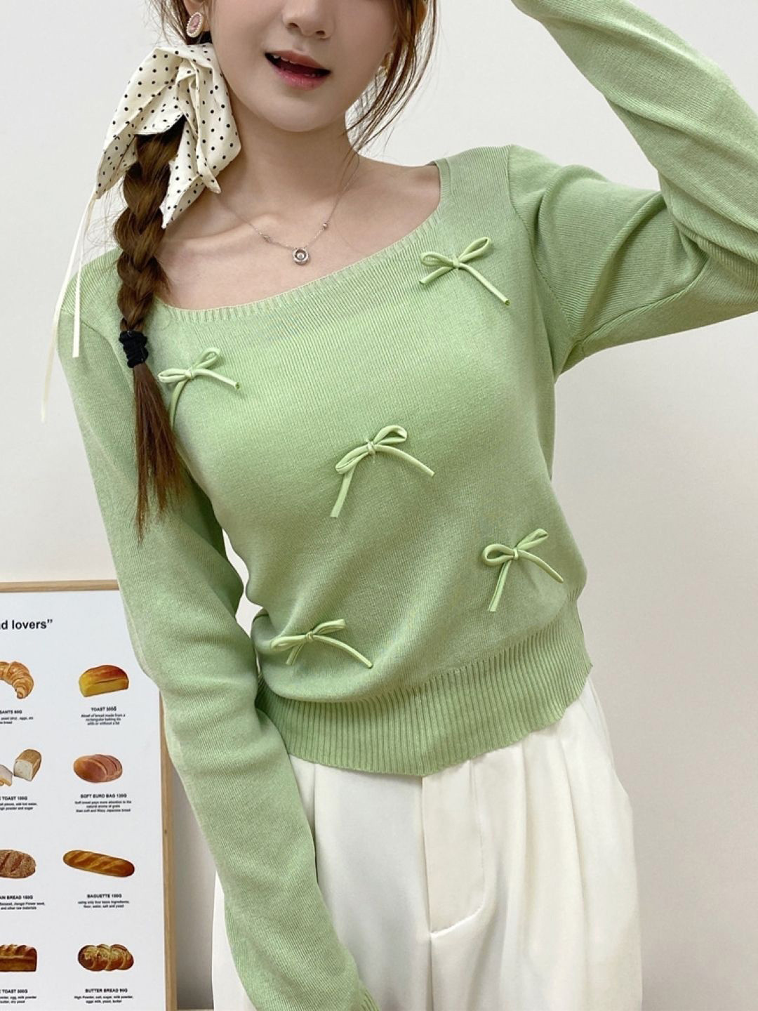 Buy KPOP Women Striped Scoop Neck Cardigan - Sweaters for Women ...