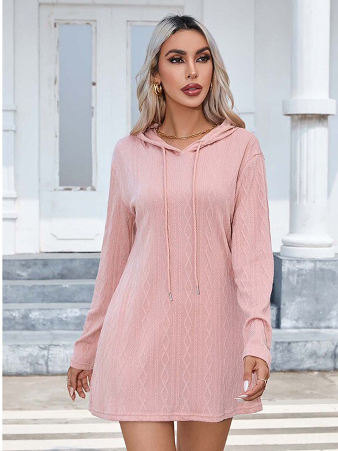 Buy StyleCast Pink & Pastel Pink T Shirt Dress - Dresses for Women ...