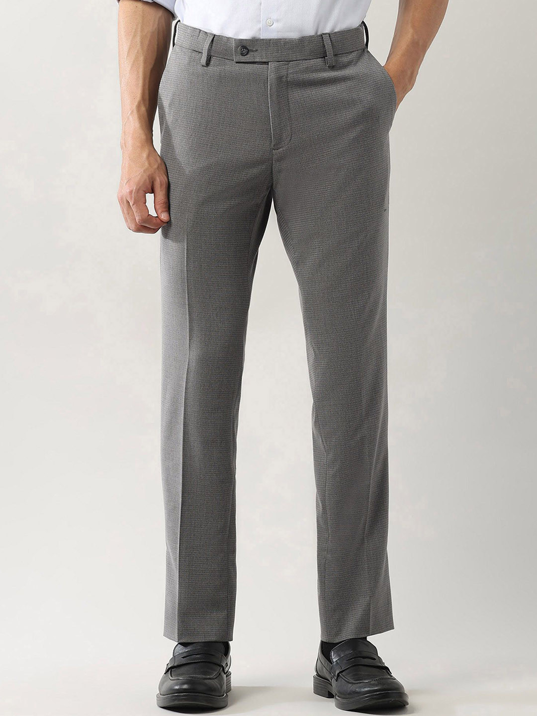 Buy Arrow Autoflex Men Printed Classic Trousers - Trousers for Men ...