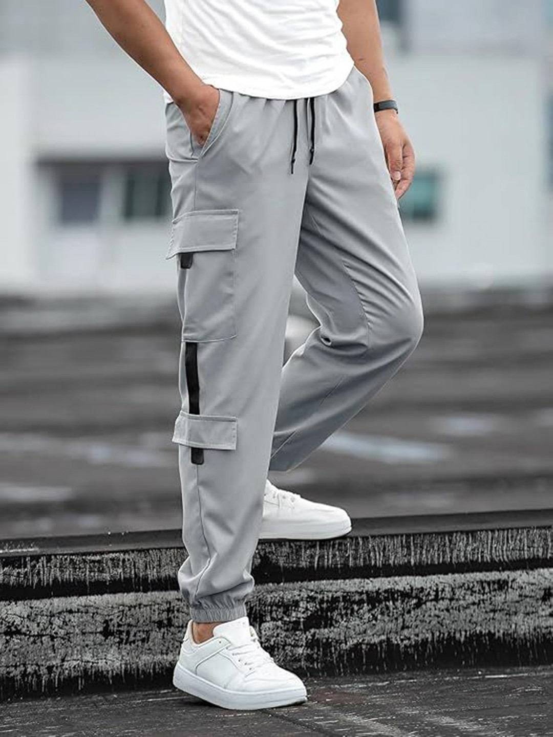 Buy Moda Rapido Men Rapid Dry Mid Rise Joggers - Trousers for Men ...