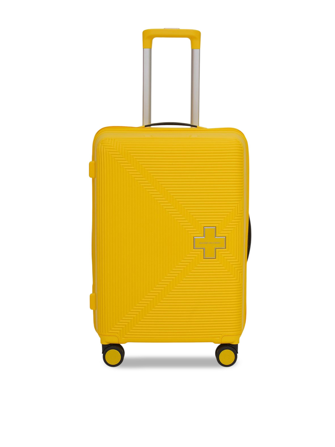 Buy SWISS MILITARY Hard Sided Medium Trolley Suitcase - Trolley Bag for ...