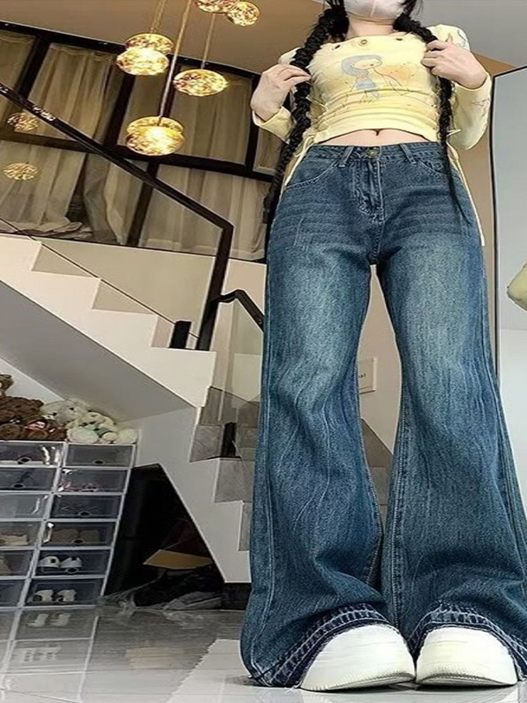 Buy StyleCast Women Flared High Rise Light Fade Jeans - Jeans for Women ...