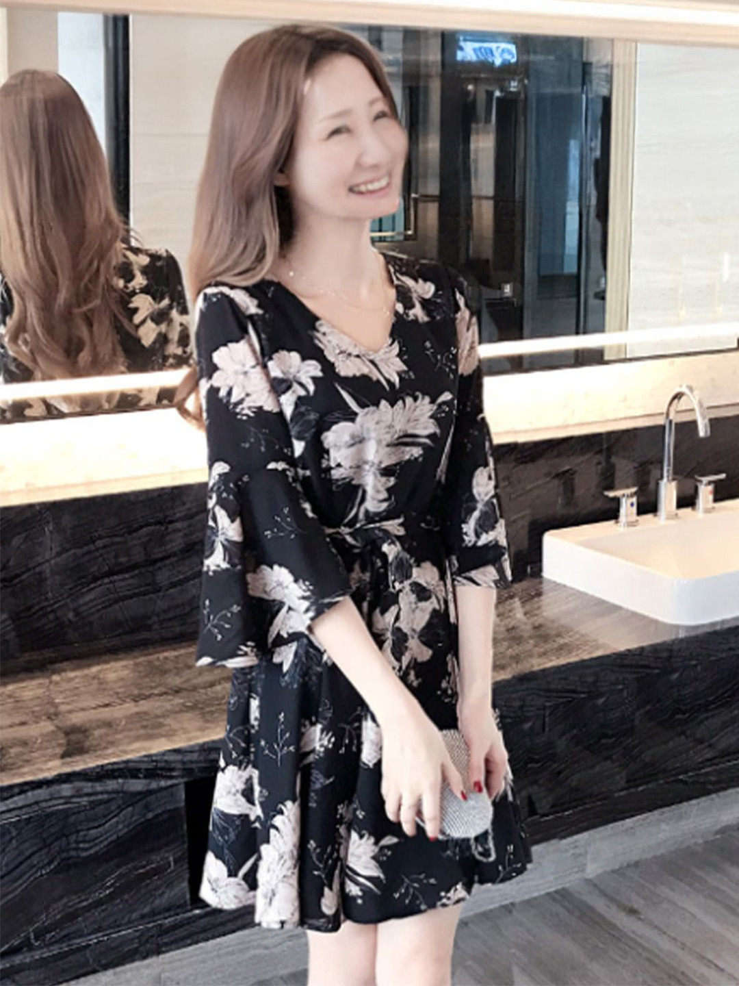 Buy StyleCast Floral Print A Line Dress - Dresses for Women 32298982 ...