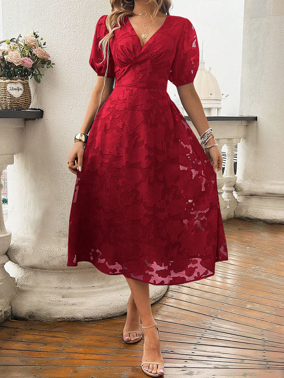 Buy StyleCast X Revolte Women Fit & Flare Dress - Dresses for Women ...