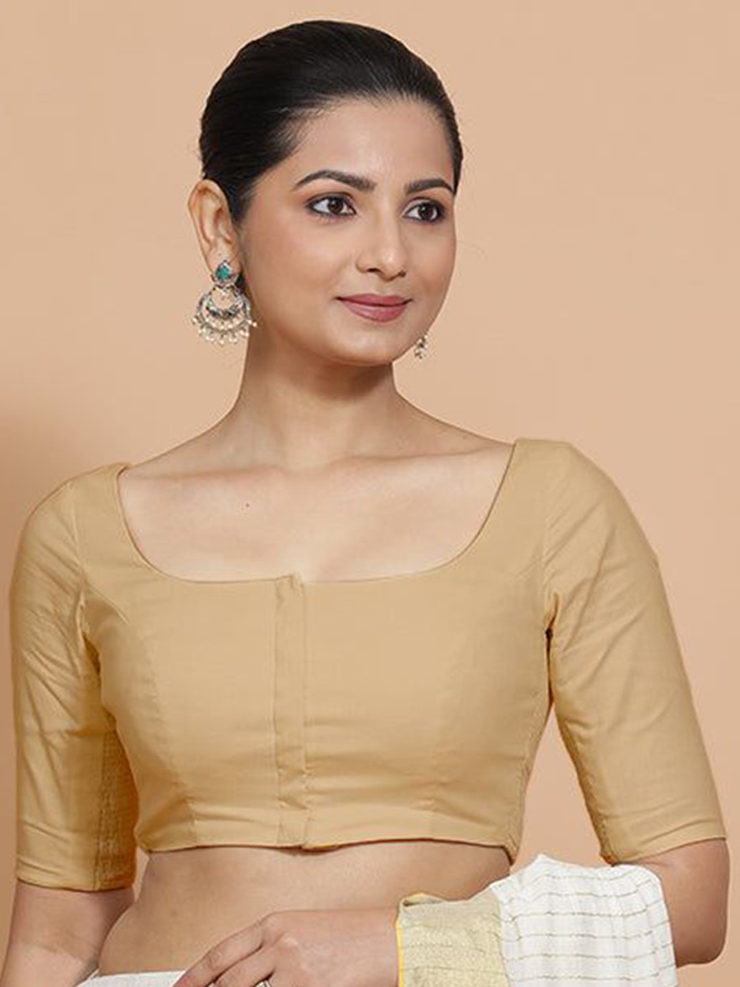 Buy Binks Lalita X Rozaana Elbow Sleeves Flexi Fit Saree Blouse - Saree ...