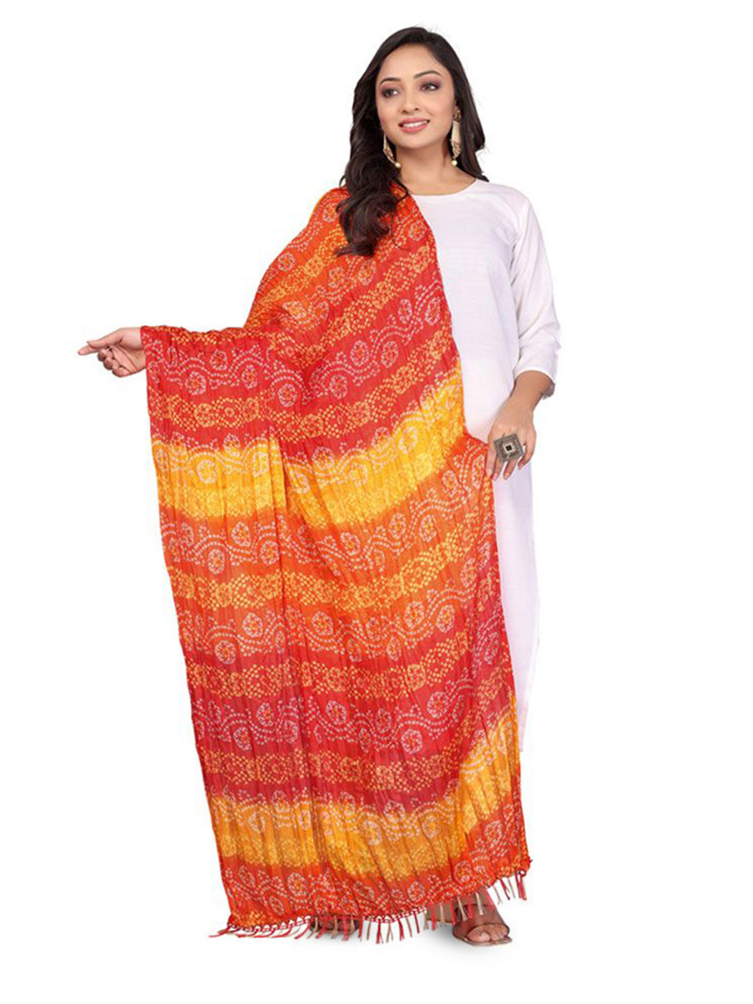 Buy Moda Rapido Bandhani Printed Dupatta - Dupatta for Women 33794092 ...
