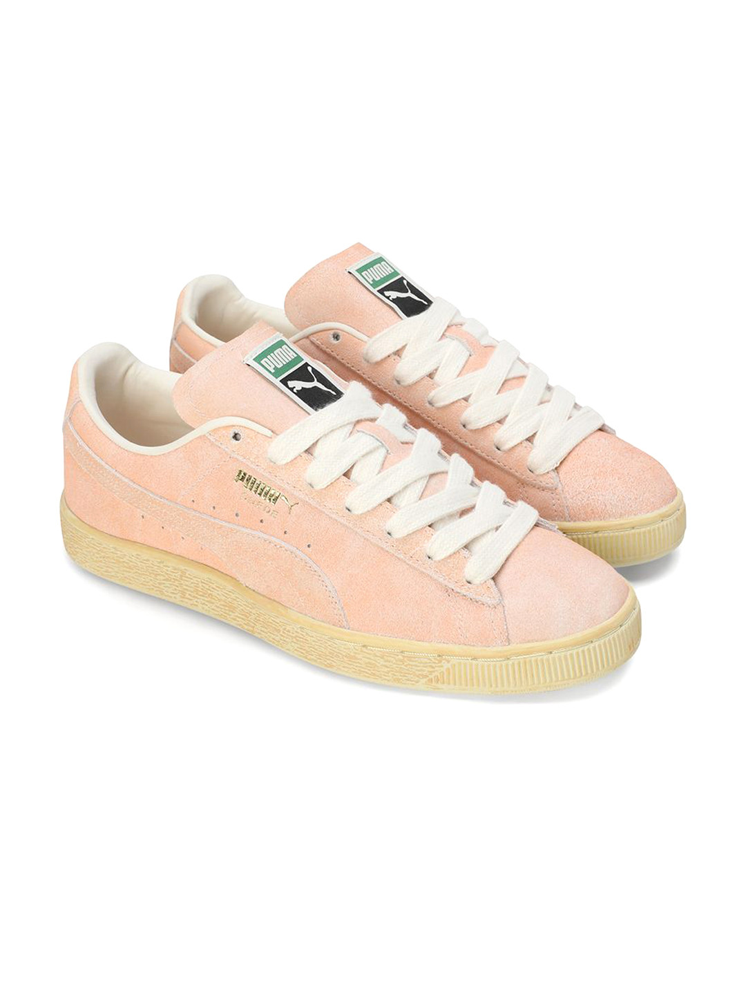 Buy Puma Suede Faded Unisex Leather Sneakers - Casual Shoes for Unisex ...