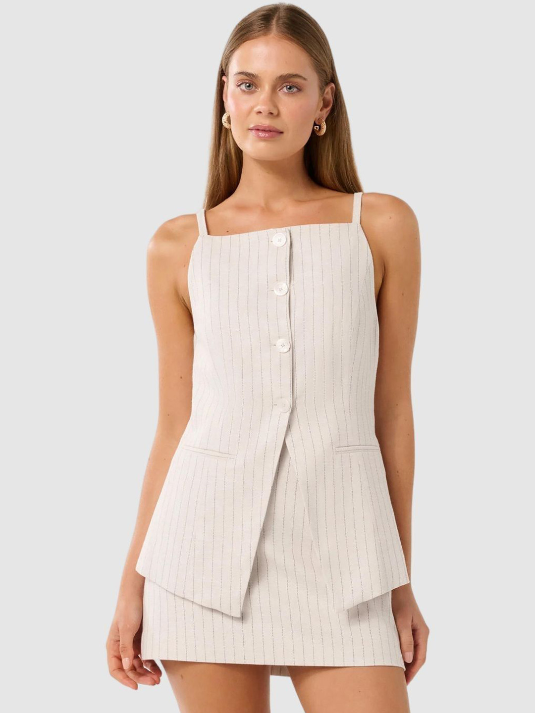 Buy Forever New Striped Sqaure Neck Top - Tops for Women 33813719 | Myntra