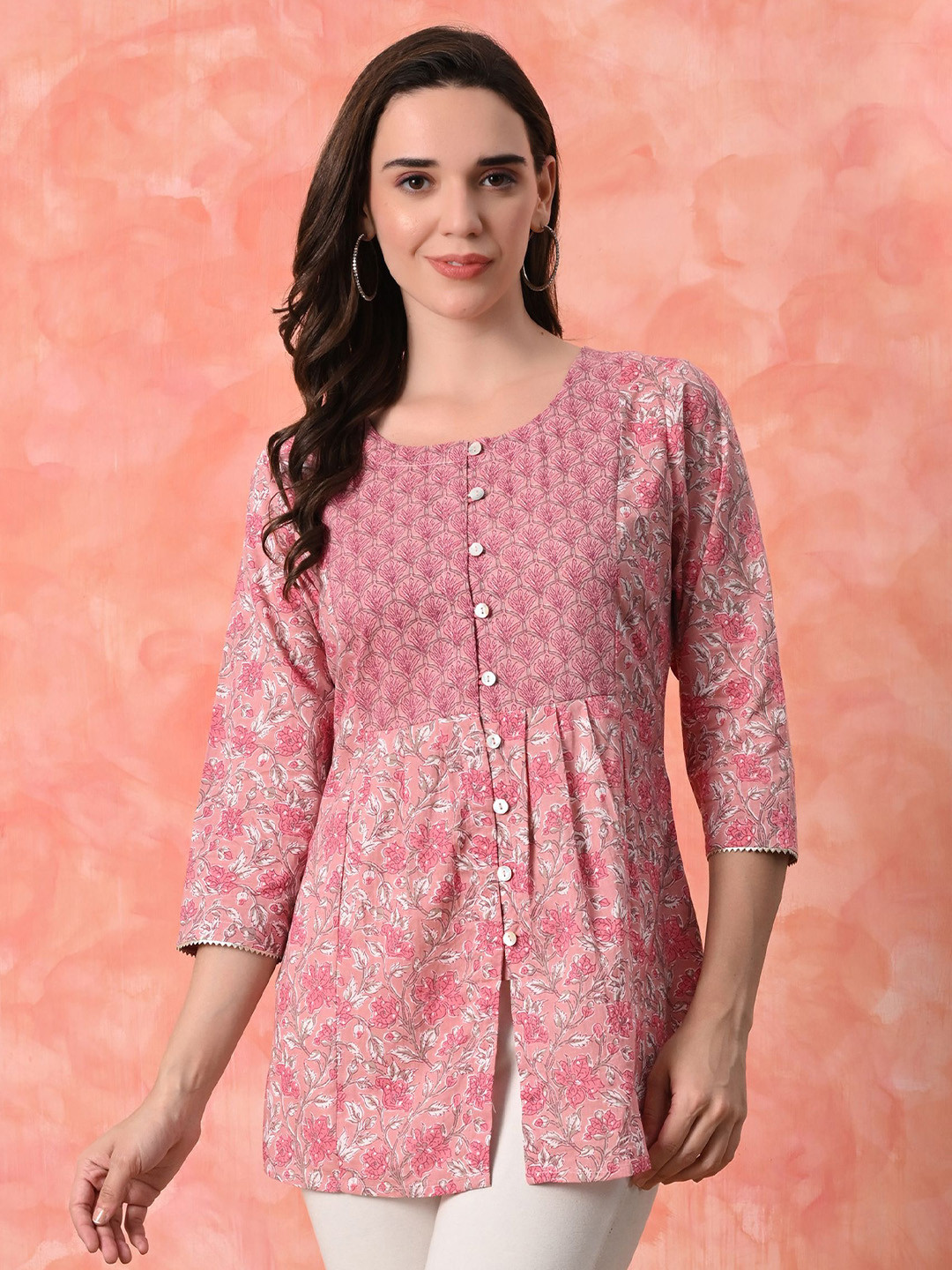 Buy Sangria Printed Cotton Ethnic Tunic - Tunics for Women 33809647 ...