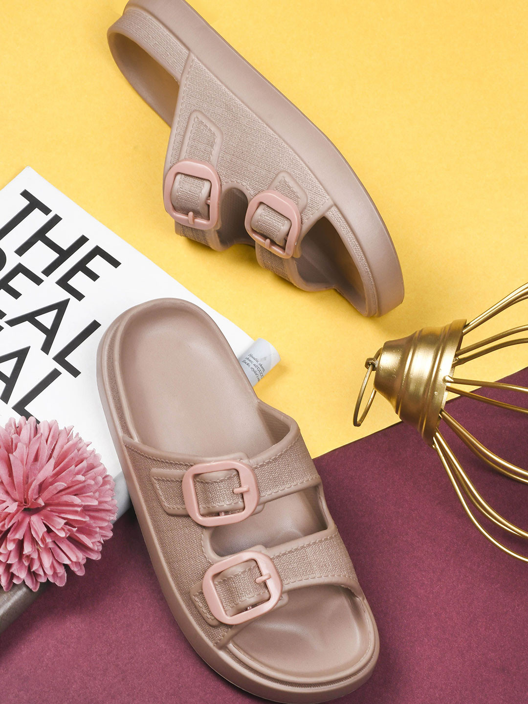 Buy COGS Berlin Women Sliders - Flip Flops for Women 33809692 | Myntra