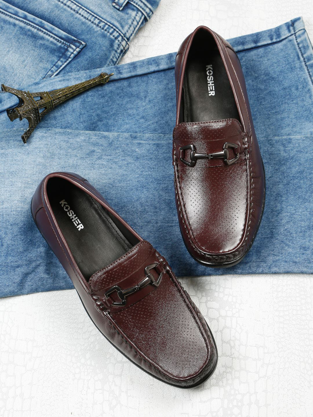 Buy Kosher Men Leather Loafers - Casual Shoes for Men 33780223 | Myntra