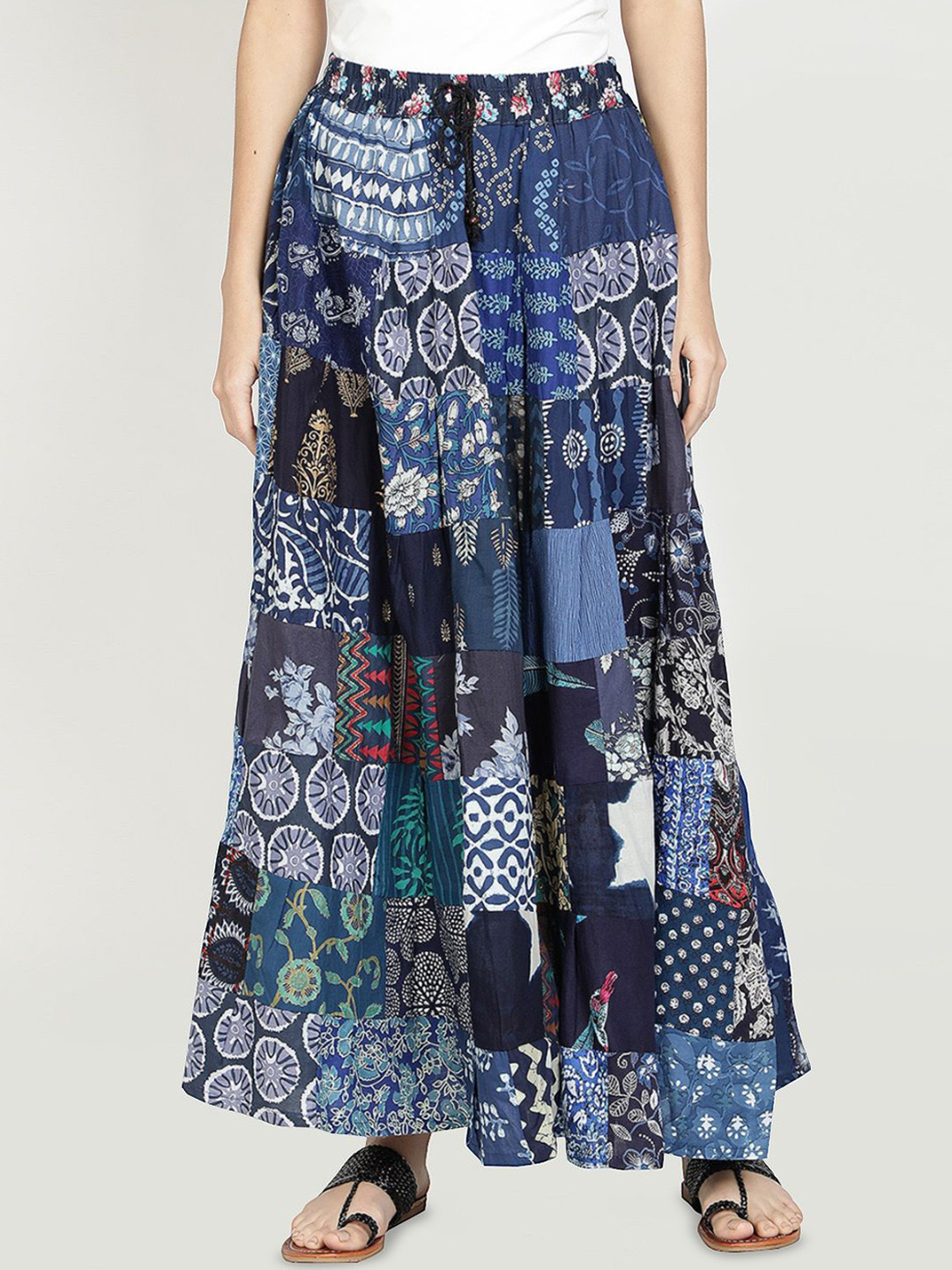 Buy BAESD Printed Flared Maxi Skirts - Skirts for Women 33831371 | Myntra