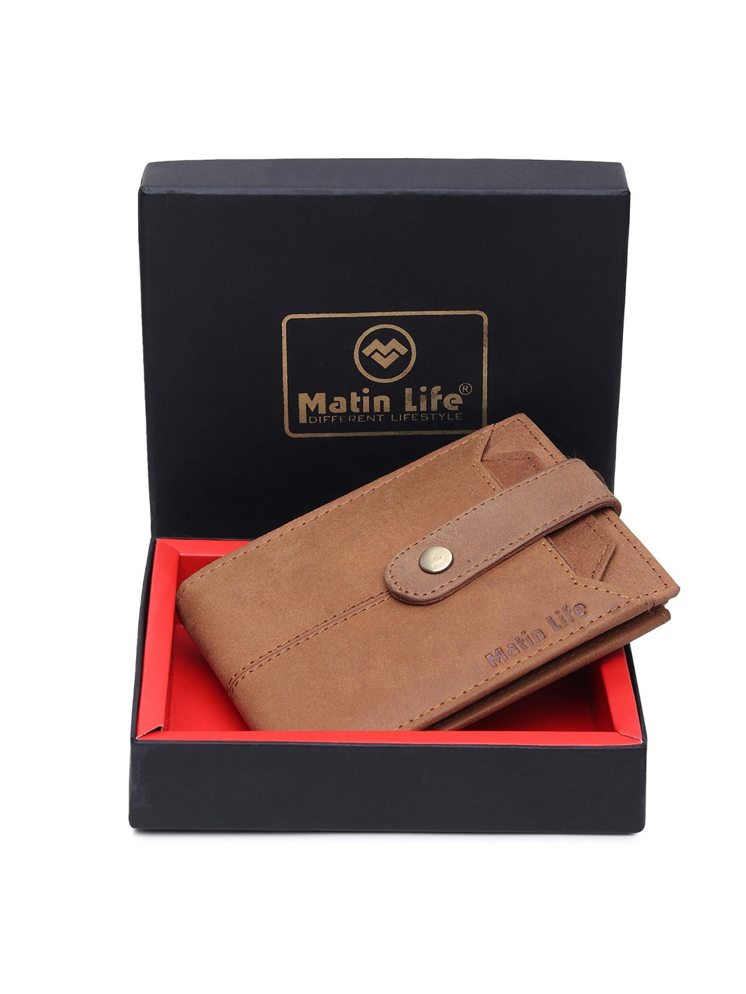 Buy MATIN LIFE Men Leather Two Fold Wallet - Wallets for Men 33832025 ...