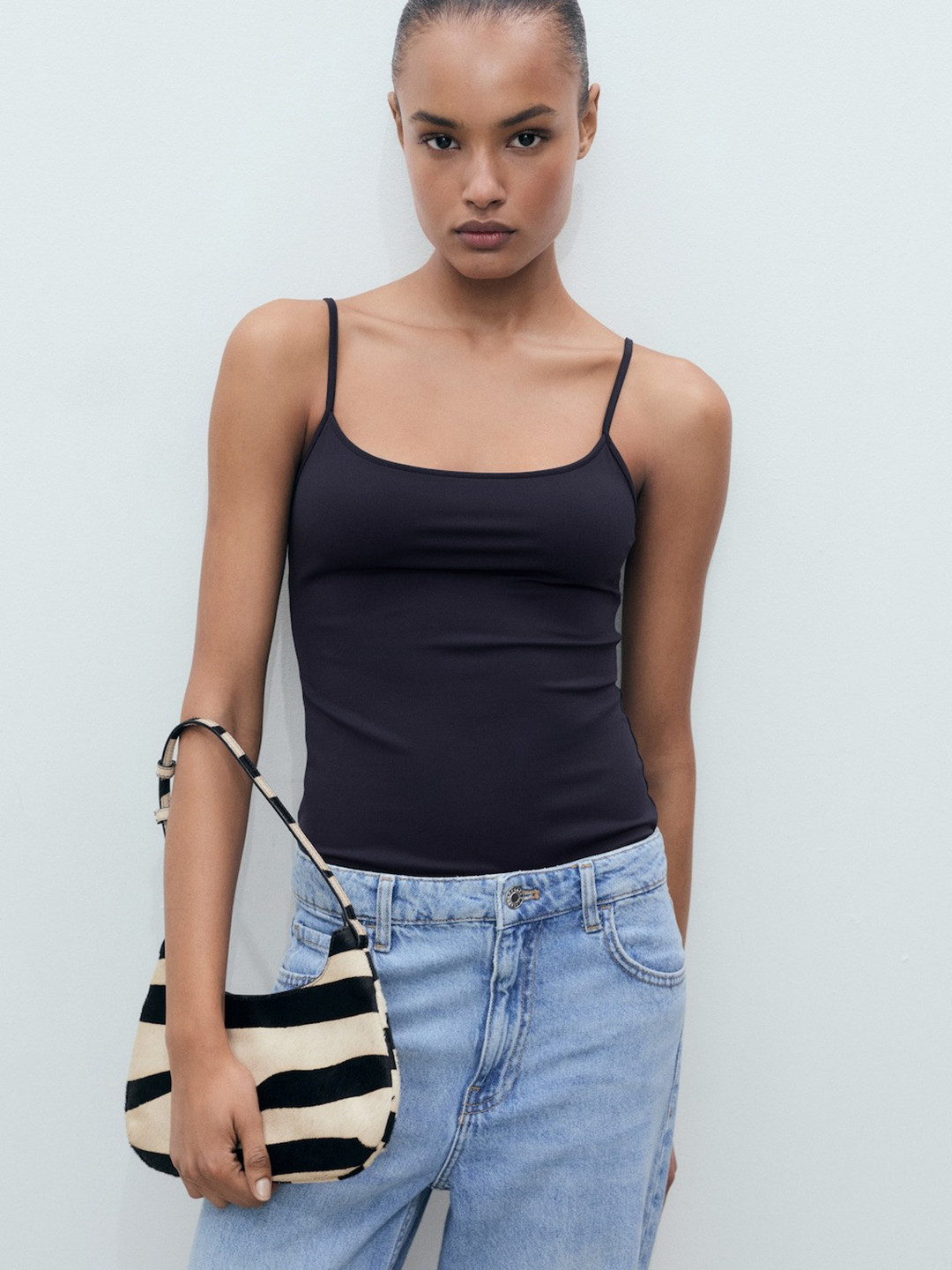 Buy MANGO Solid Fitted Cami Top - Tops for Women 33529104 | Myntra