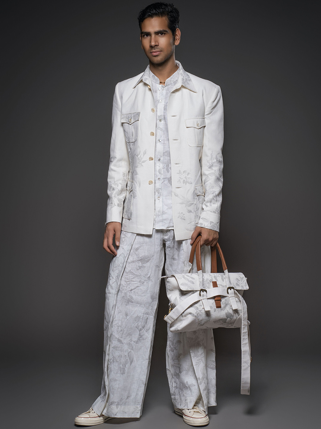 Buy Balance By Rohit Bal Men Denim Jacket With Patchwork - Jackets for ...