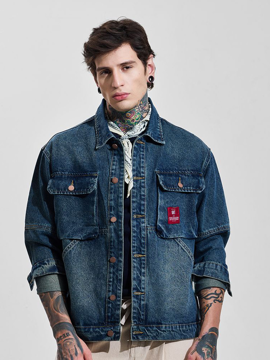 Buy Snitch Men Denim Jacket - Jackets for Men 33452228 | Myntra