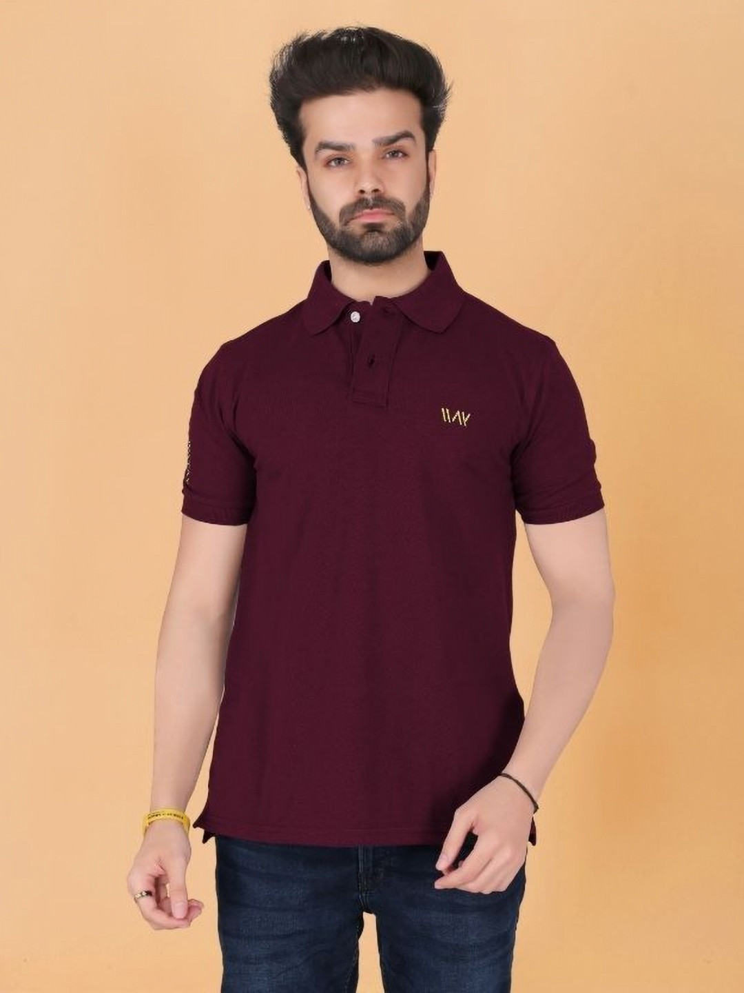 Buy WATAY Men Brand Logo Polo Collar T Shirt - Tshirts for Men 33474993 ...