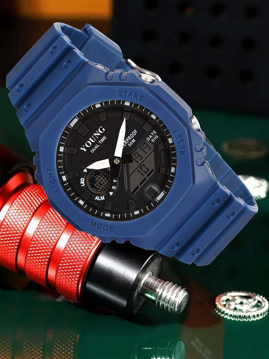 Buy Kool Kidz Kids Straps Analogue And Digital Watch YM 662 BL ...