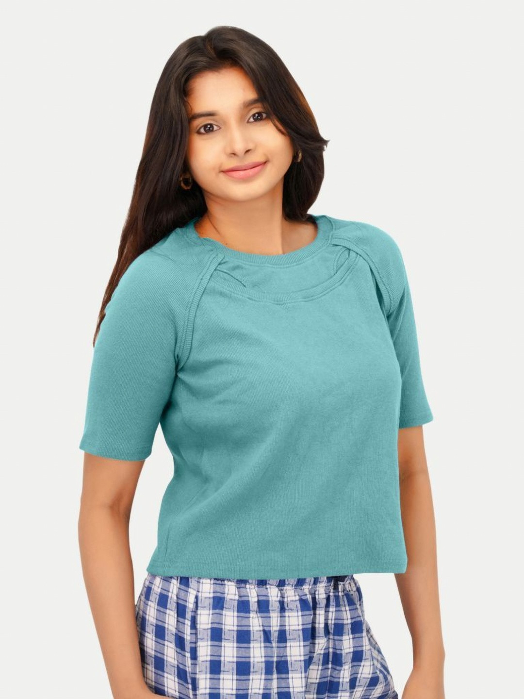 Buy Radprix Round Neck Raglan Sleeves Regular Fit T Shirt - Tshirts for ...