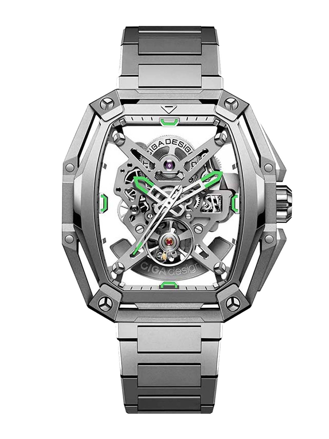 Buy CIGA Hunter Design Men Straps Analogue Automatic Motion Powered ...