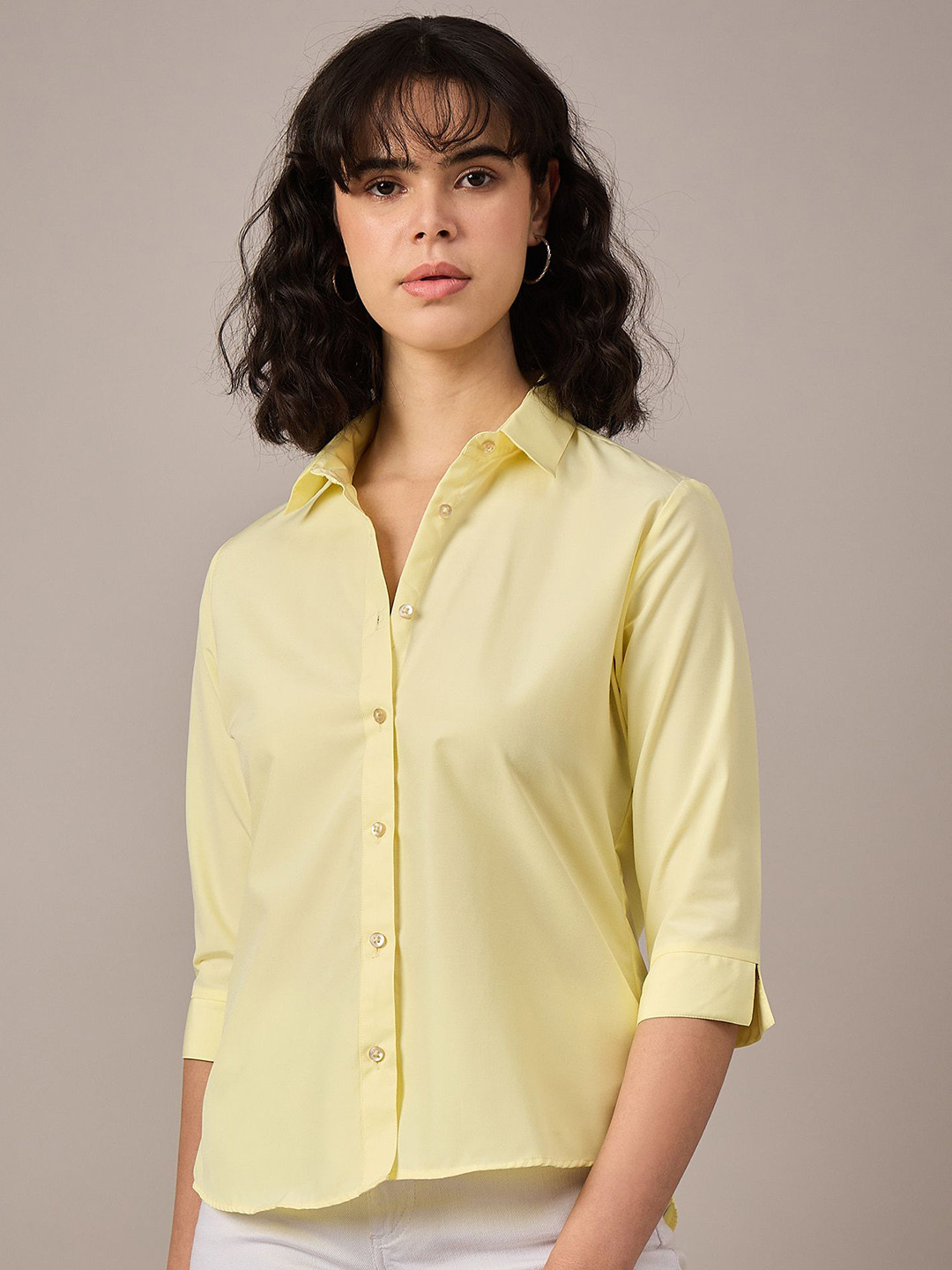 Buy The Roadster Lifestyle Co Slim Fit Casual Shirt - Shirts for Women ...